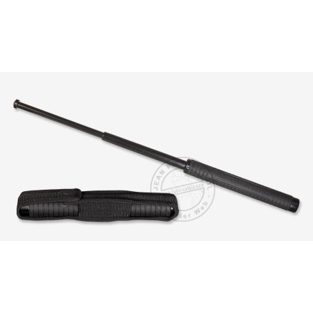 Matraque telescopique rigide noir, 20 pouces - Armurerie en ligne